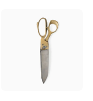 Brass Handle Scissors (L) – Lone Fox