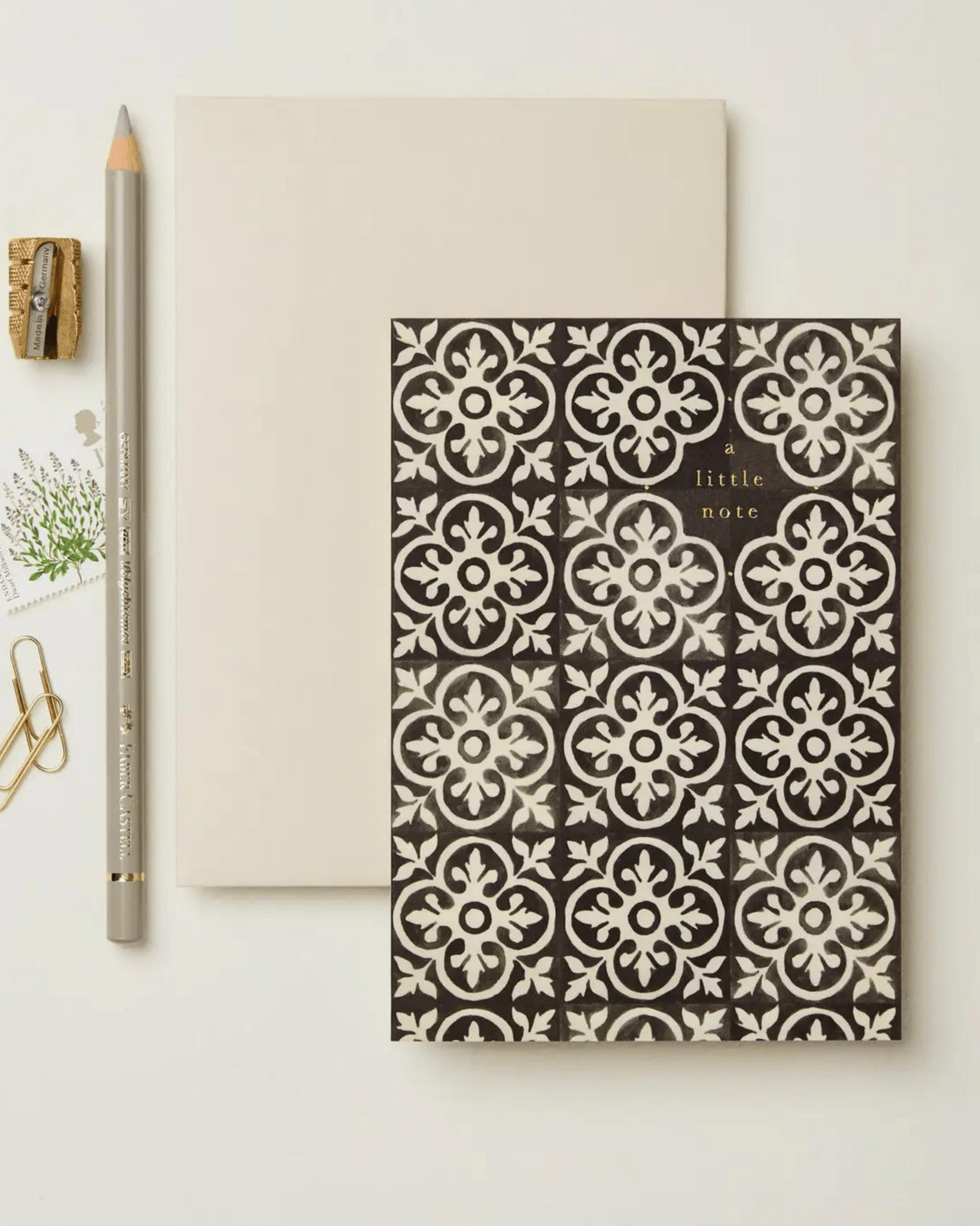 "A Little Note" Tile Card – Lone Fox