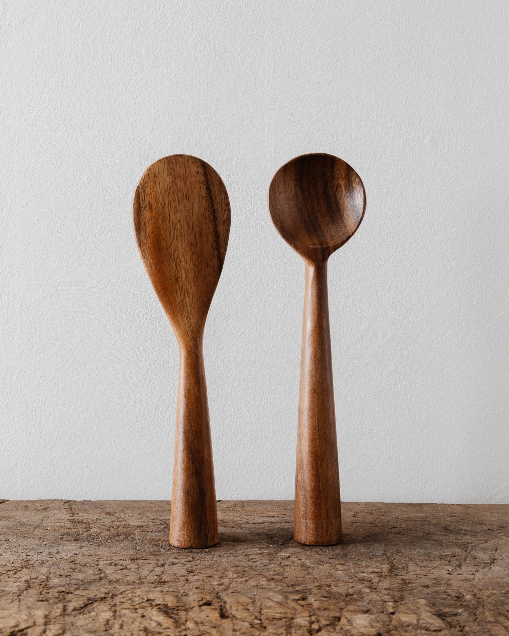 Acacia Wood Standing Spoons – Lone Fox