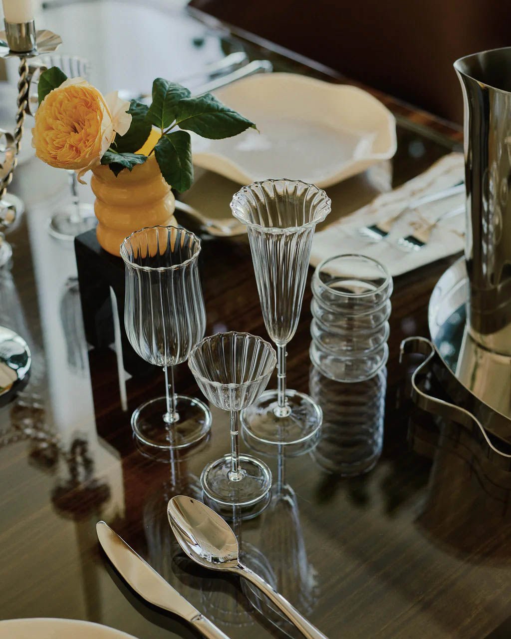 Cosmo Coupe, Clear (Set of 4) – Lone Fox