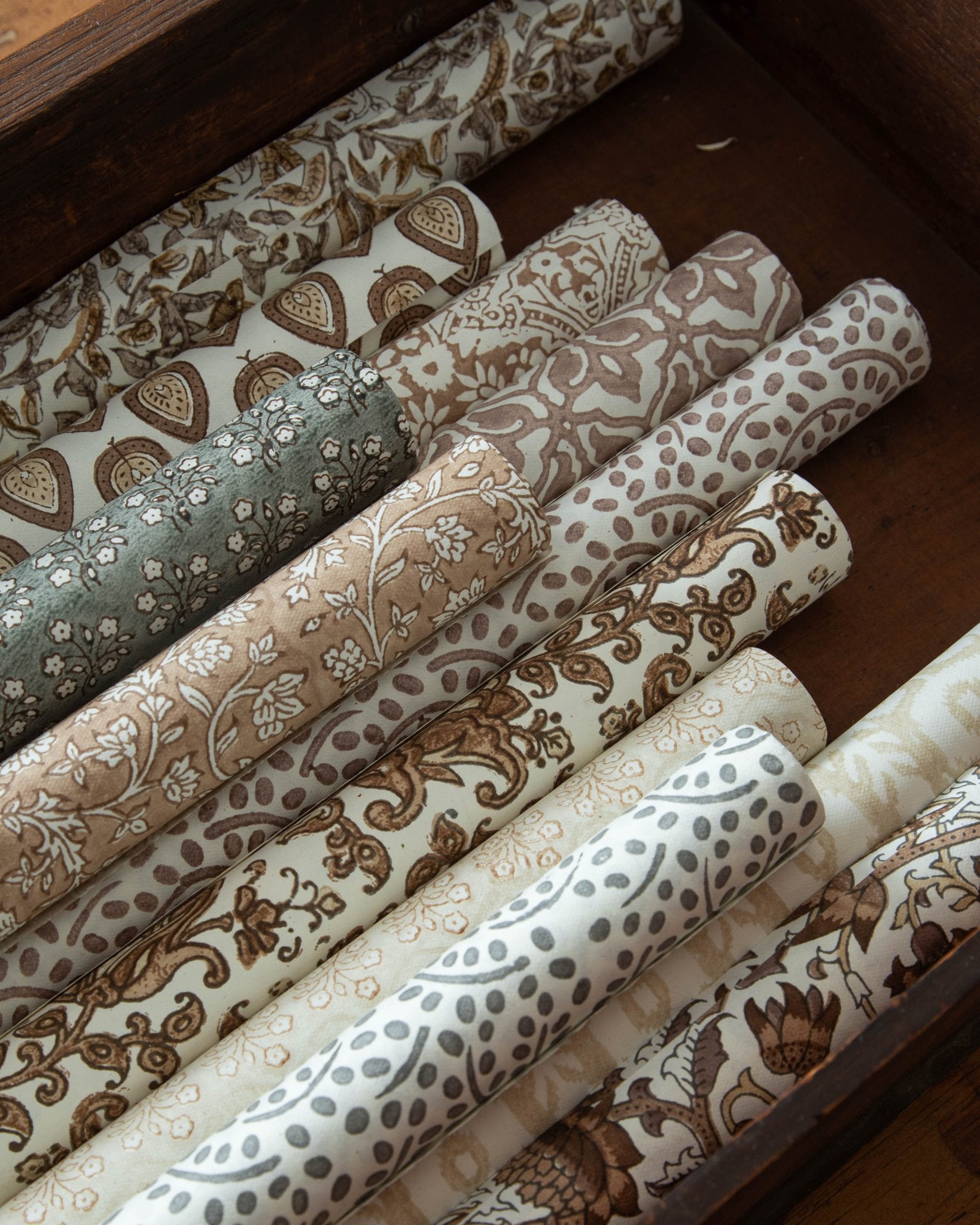 Handmade Block Print Gift Wrapping Paper – Lone Fox