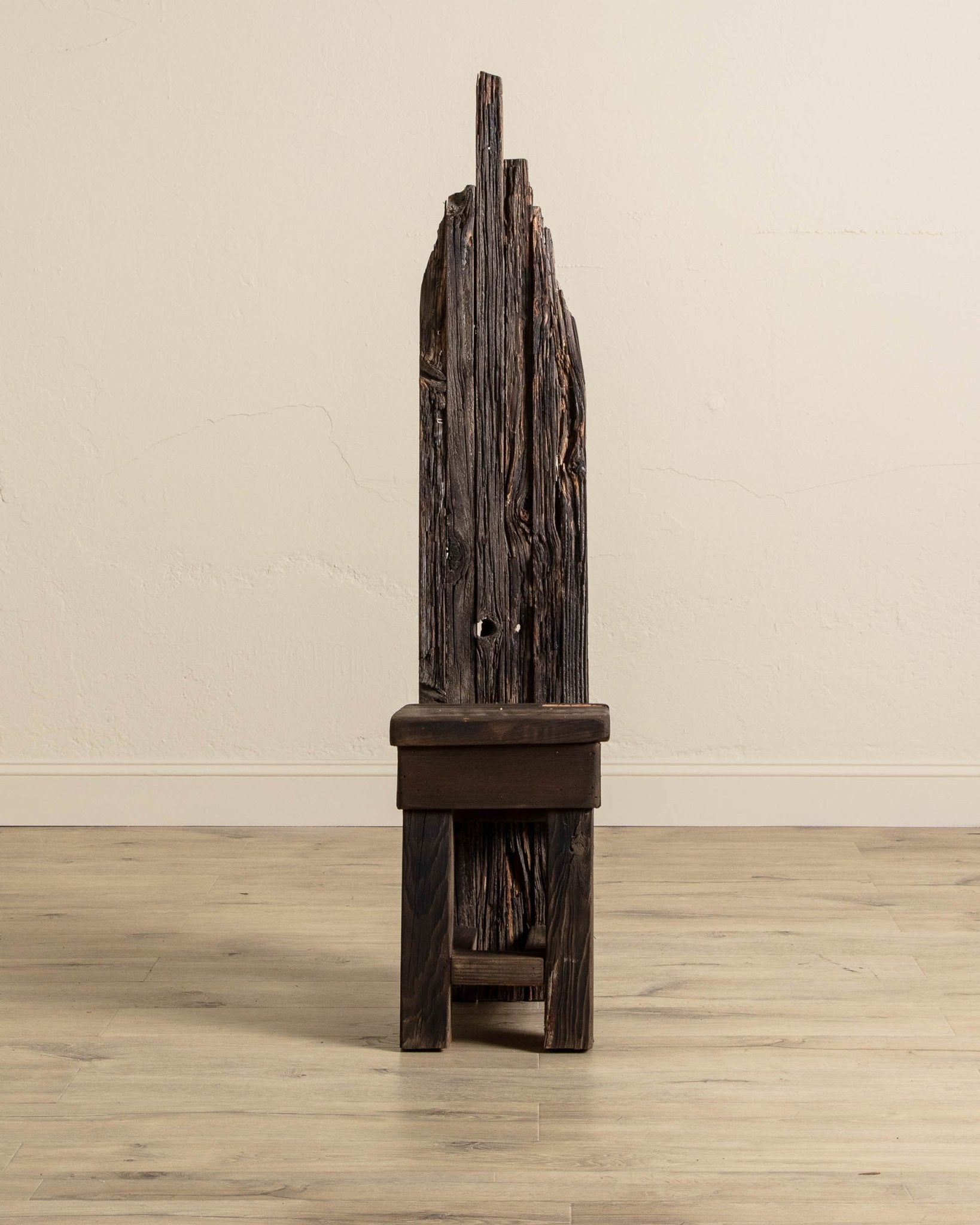 Handmade Rustic Wood Accent Chair #1 – Lone Fox