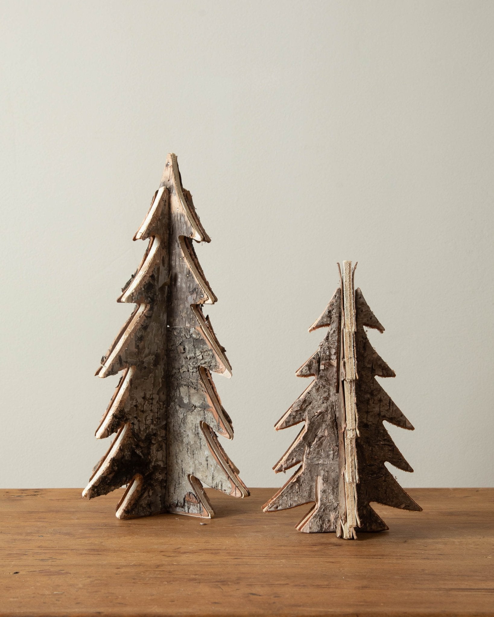 Interlocking Birch Bark Trees – Lone Fox