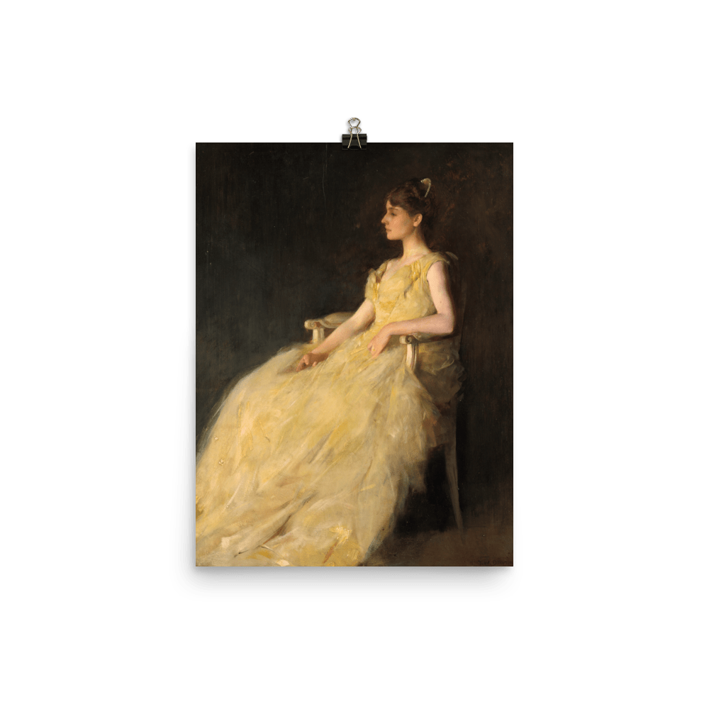 "Lady in Yellow" Art Print – Lone Fox
