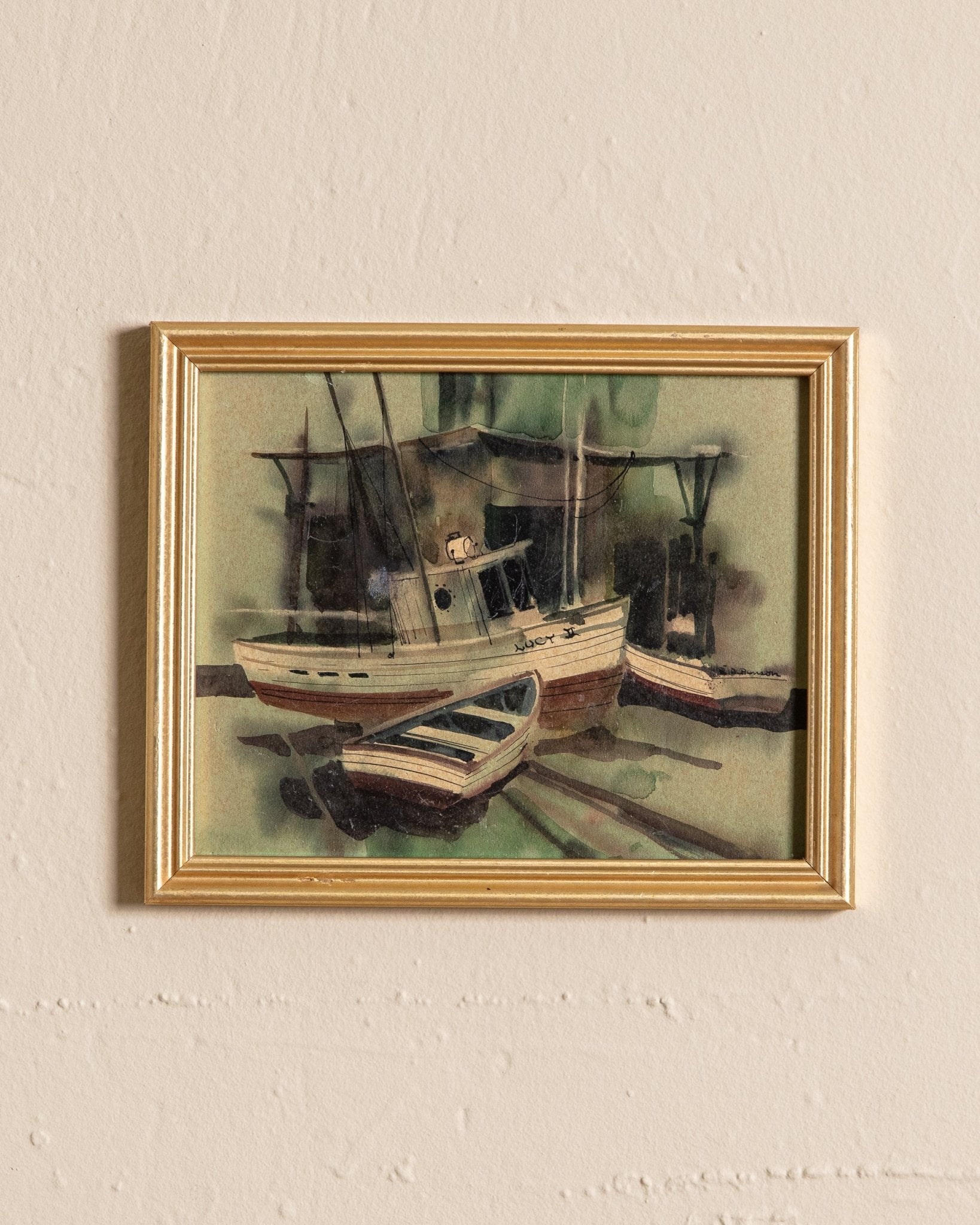 "Lucy II" Watercolor Painting by RA Benson – Lone Fox