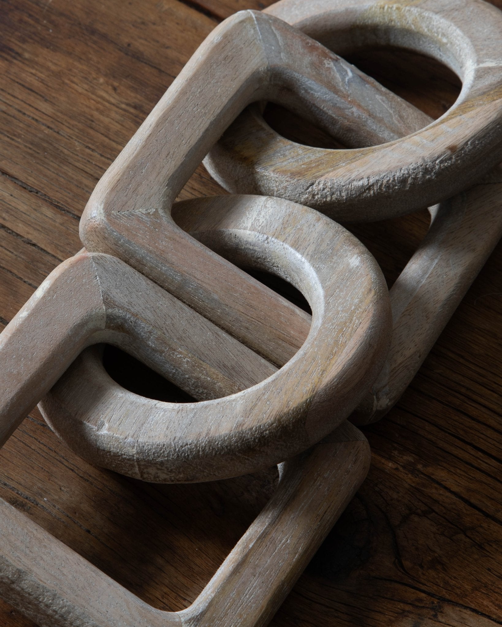 Mixed Shapes Wood Chain – Lone Fox