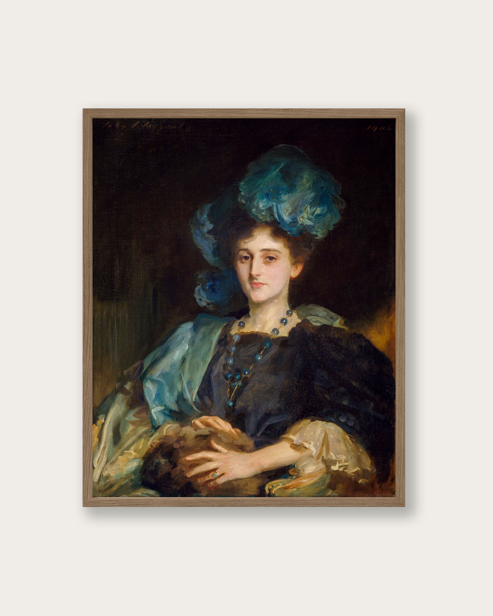 "Portrait of Miss Katherine Elizabeth Lewis" Art Print – Lone Fox
