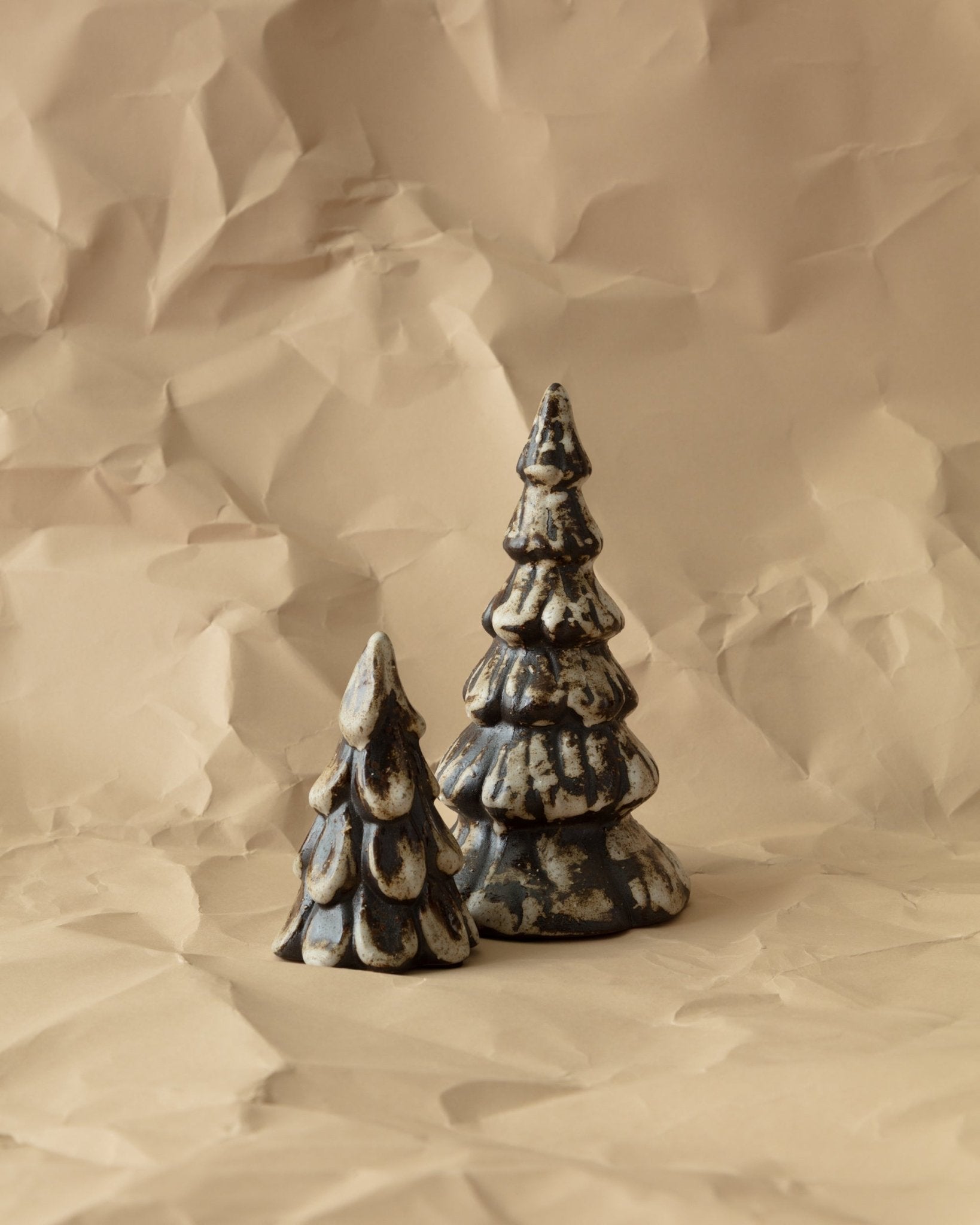 Stoneware Tree in Brown Reactive Glaze – Lone Fox