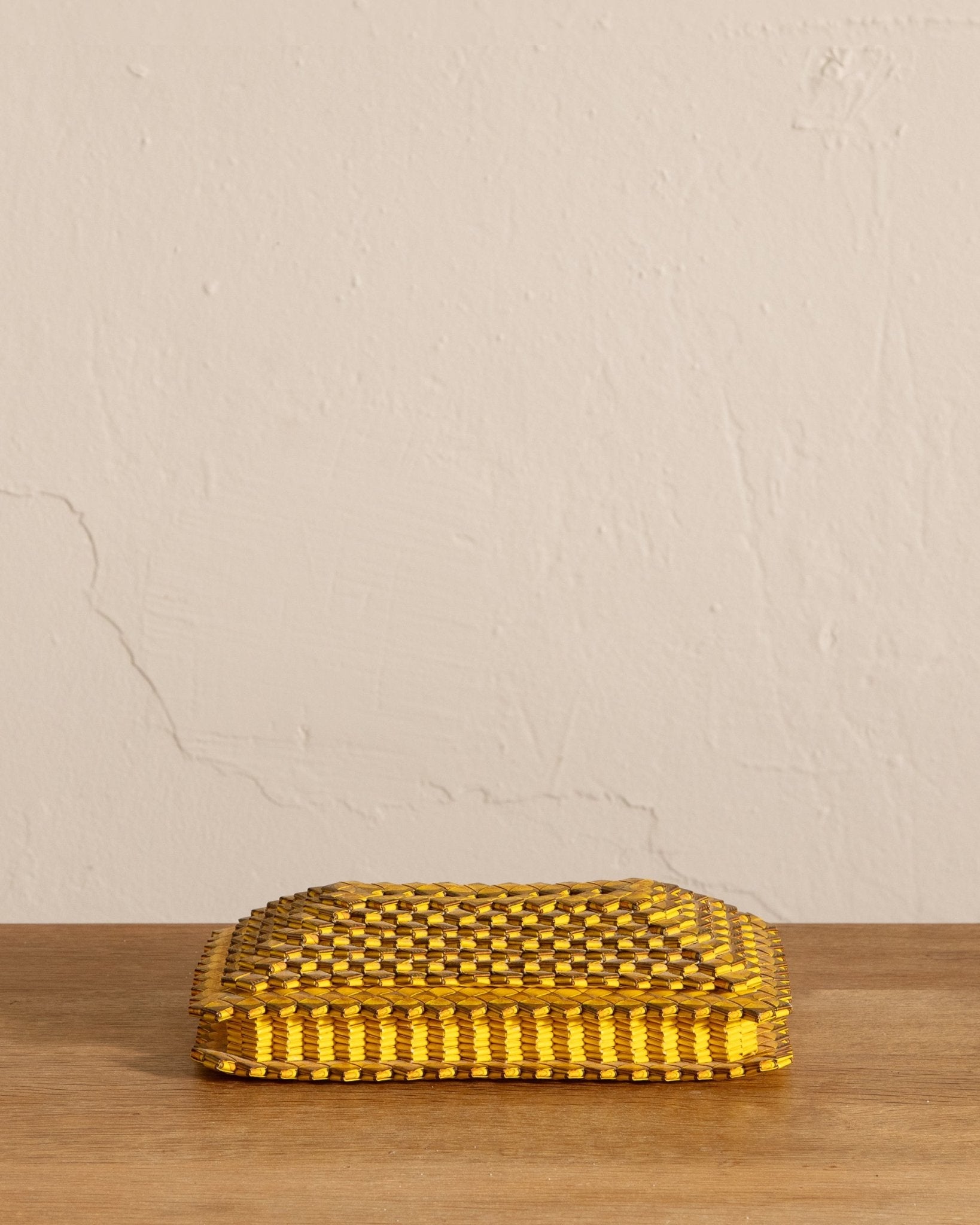 Tramp Art Gum Wrapper Jewelry Box / Tissue Holder – Lone Fox