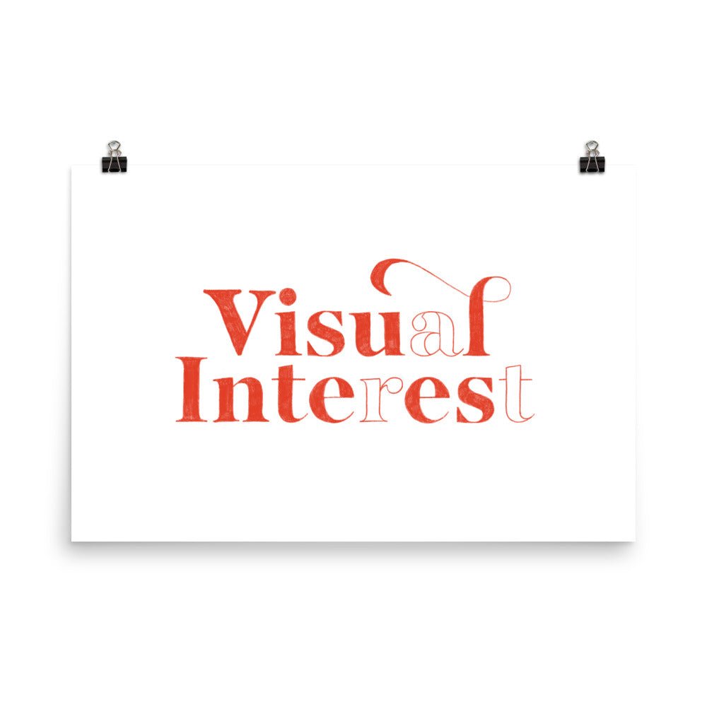 Visual Interest Art Print – Lone Fox