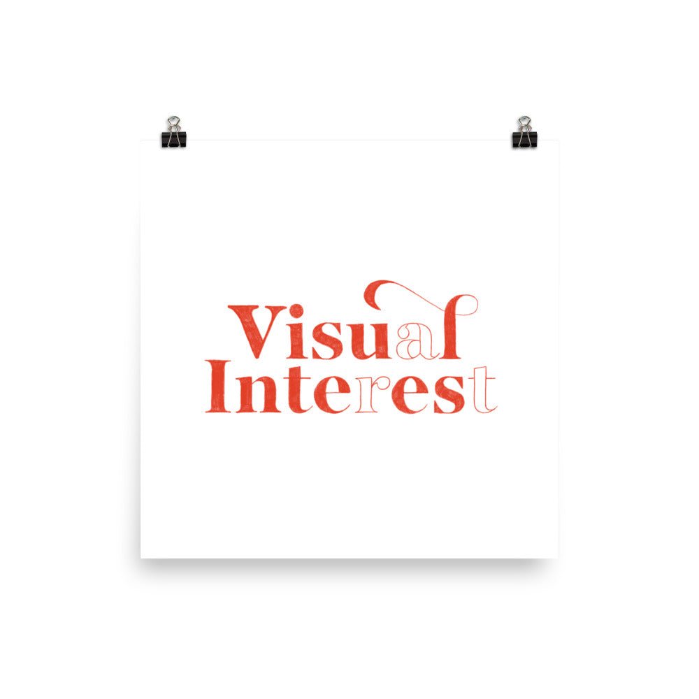 Visual Interest Art Print – Lone Fox