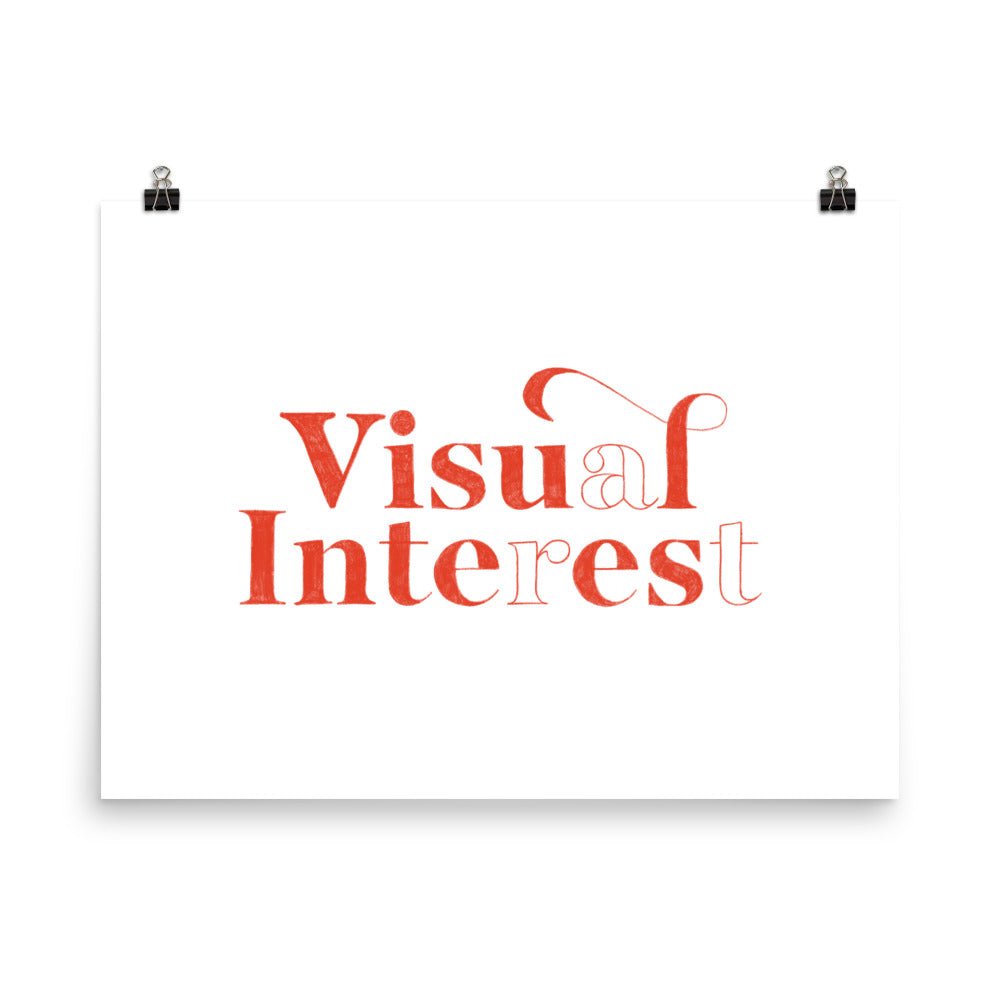 Visual Interest Art Print – Lone Fox