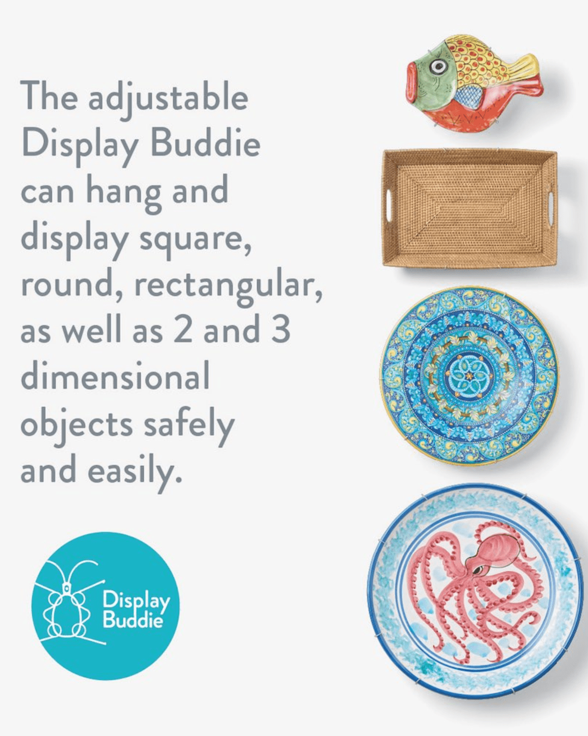 Wall Decor Object / Plate Hanger – Lone Fox